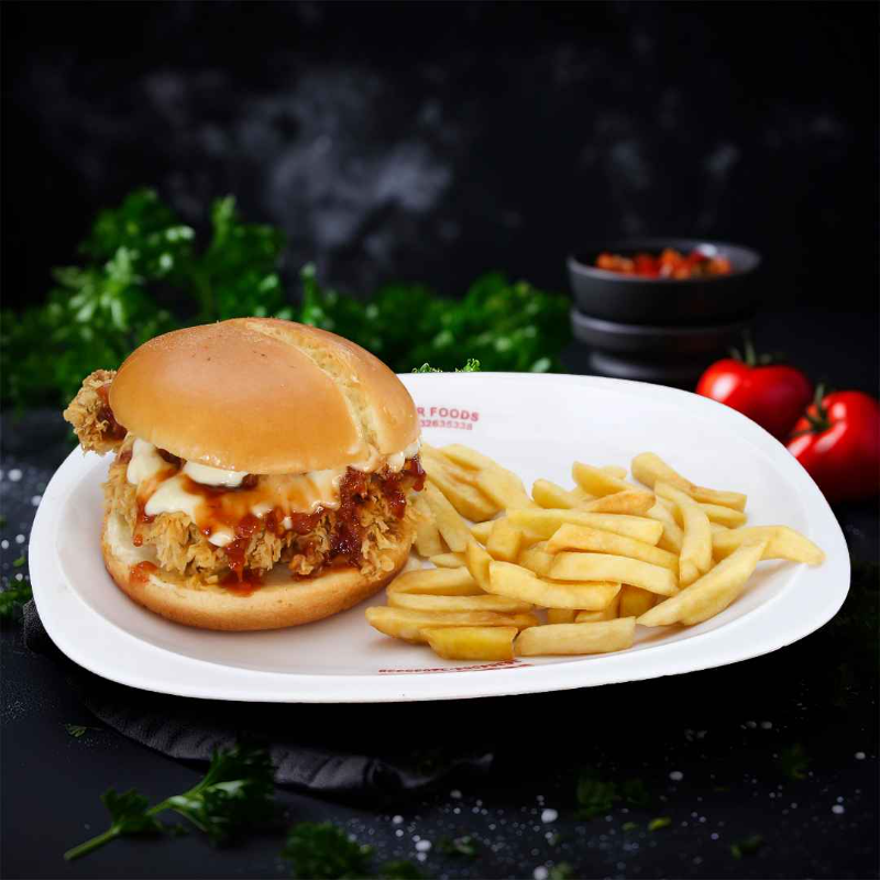 Mini Zinger Burger | Mazaidar Haleem & Foods